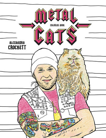 New Age Mama: FINALLY! A Coloring Book for Metalheads & Cat Lovers!