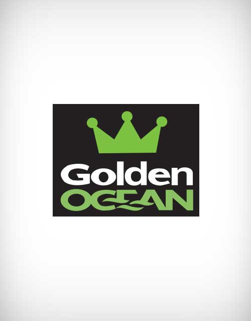 golden ocean vector logo