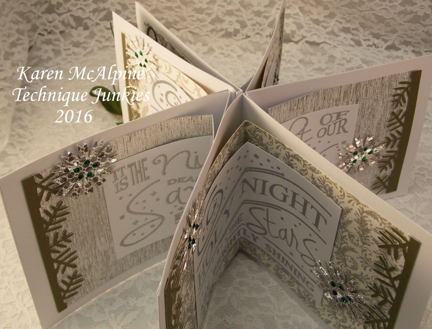 Dreaming and Creating: Star Book Decoration with Technique Junkies