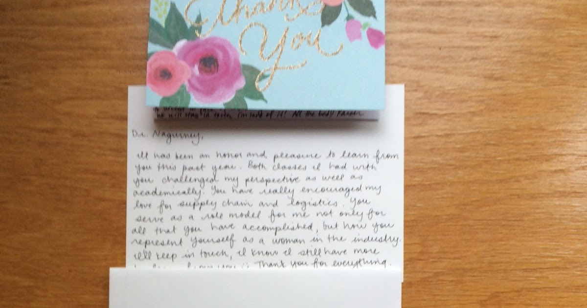 RENeW: Thank You Notes That I Treasure