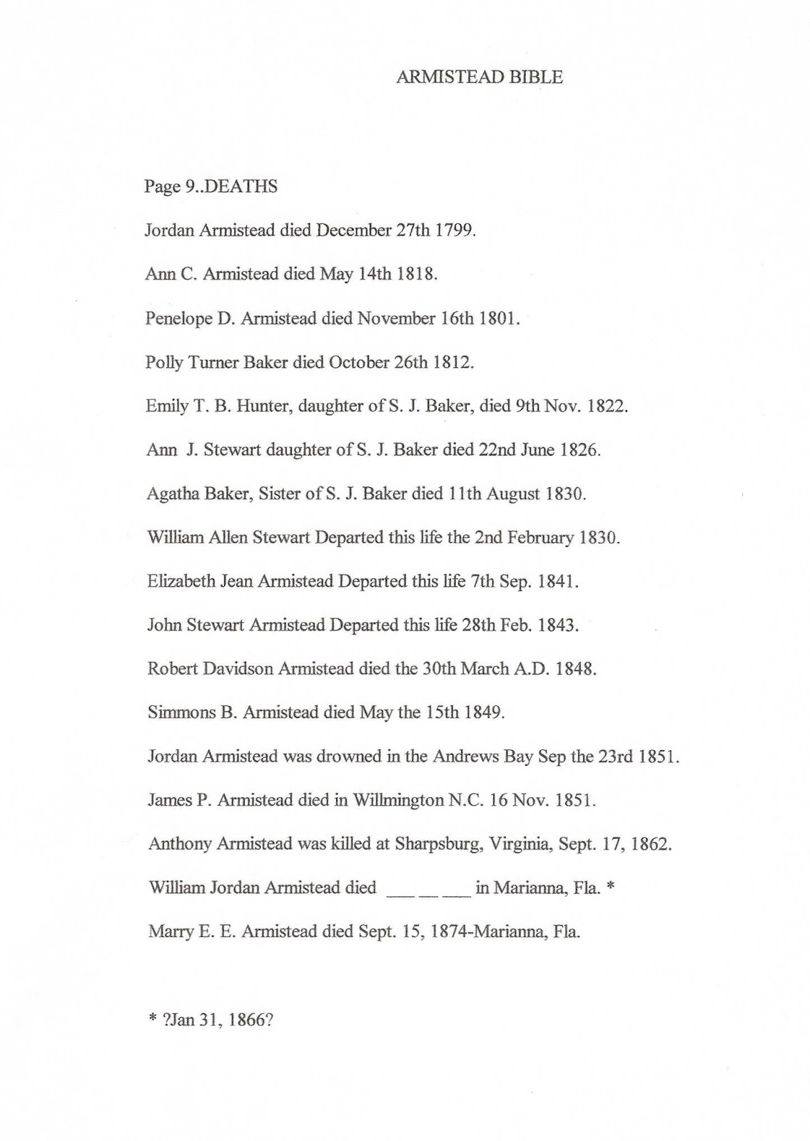 Meixner Messages: Armistead Family History #12