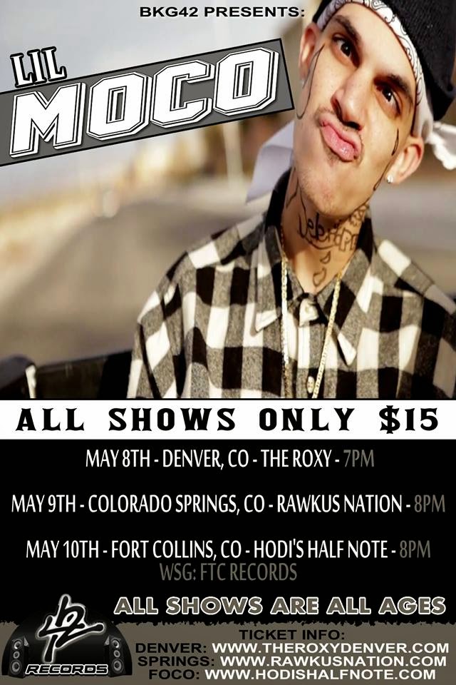 RAP BANNER: SHOW THUR MAY 8TH- BKG41 Presents Lil Moco