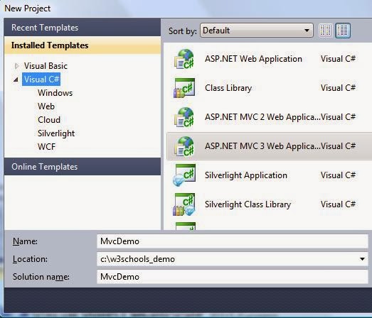 lausai: Visual studio C# Web project 專案類型