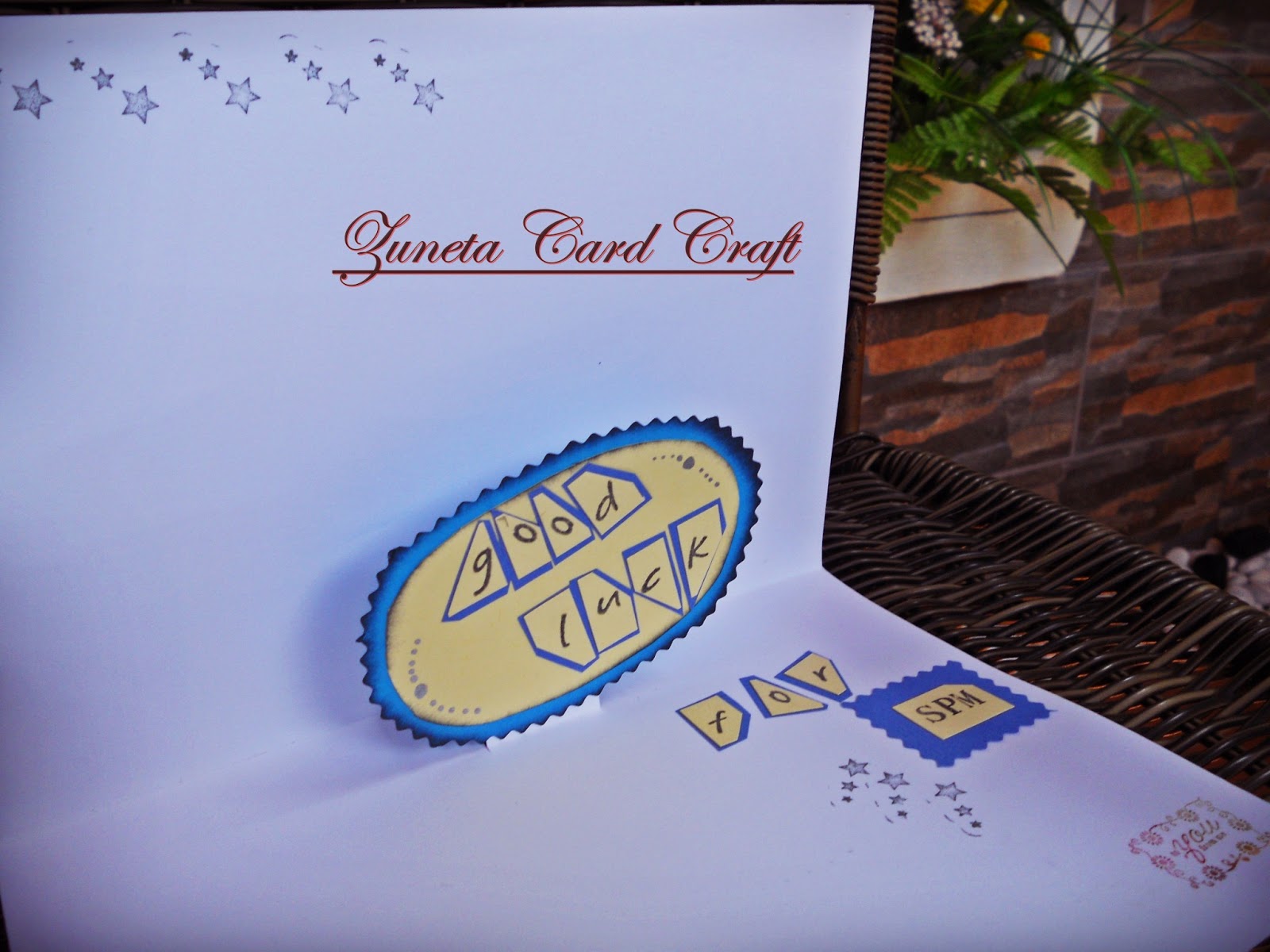 KAD 060 - GOOD LUCK | Zuneta Card Craft