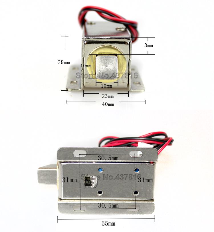 LY-03 DC 12V Shape Tongue Mini Electric Magnet Electromagnetic DIY ...