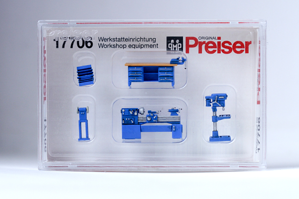 Inada Studio: Preiser 17706: Workshop Equipment