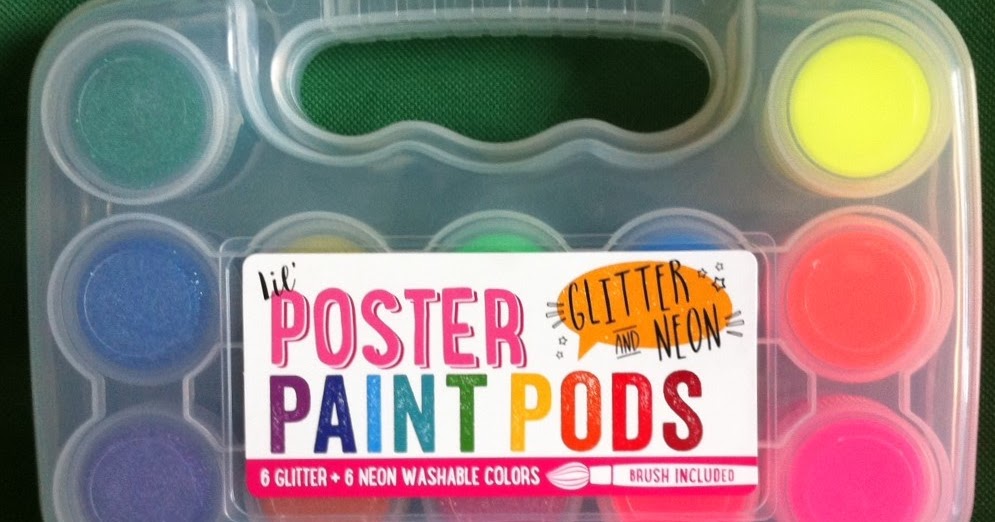 Watercolor Crayons: Lil' Poster Paint Pods