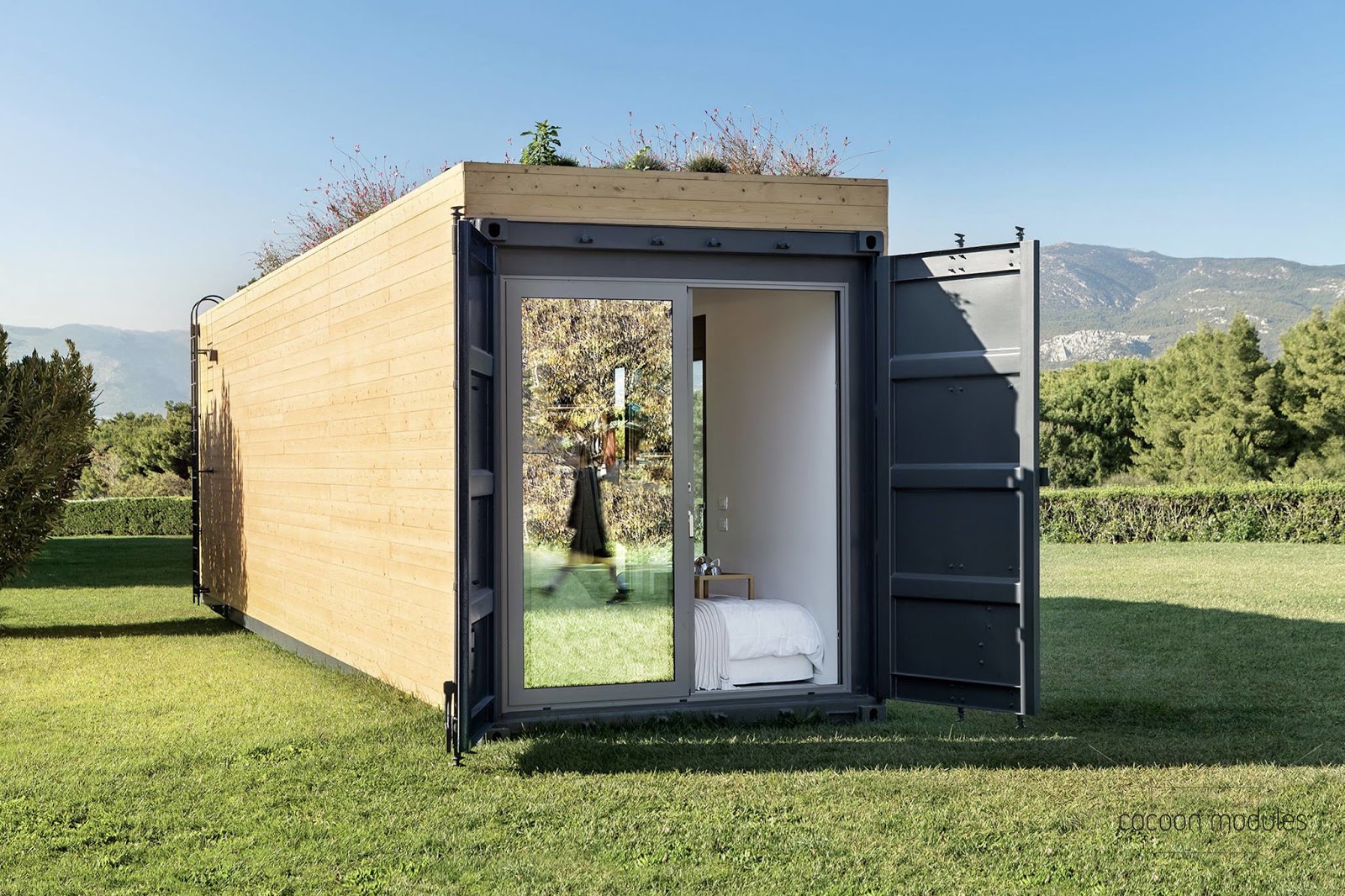 TINY HOUSE TOWN: Cocoon Module Shipping Container Home