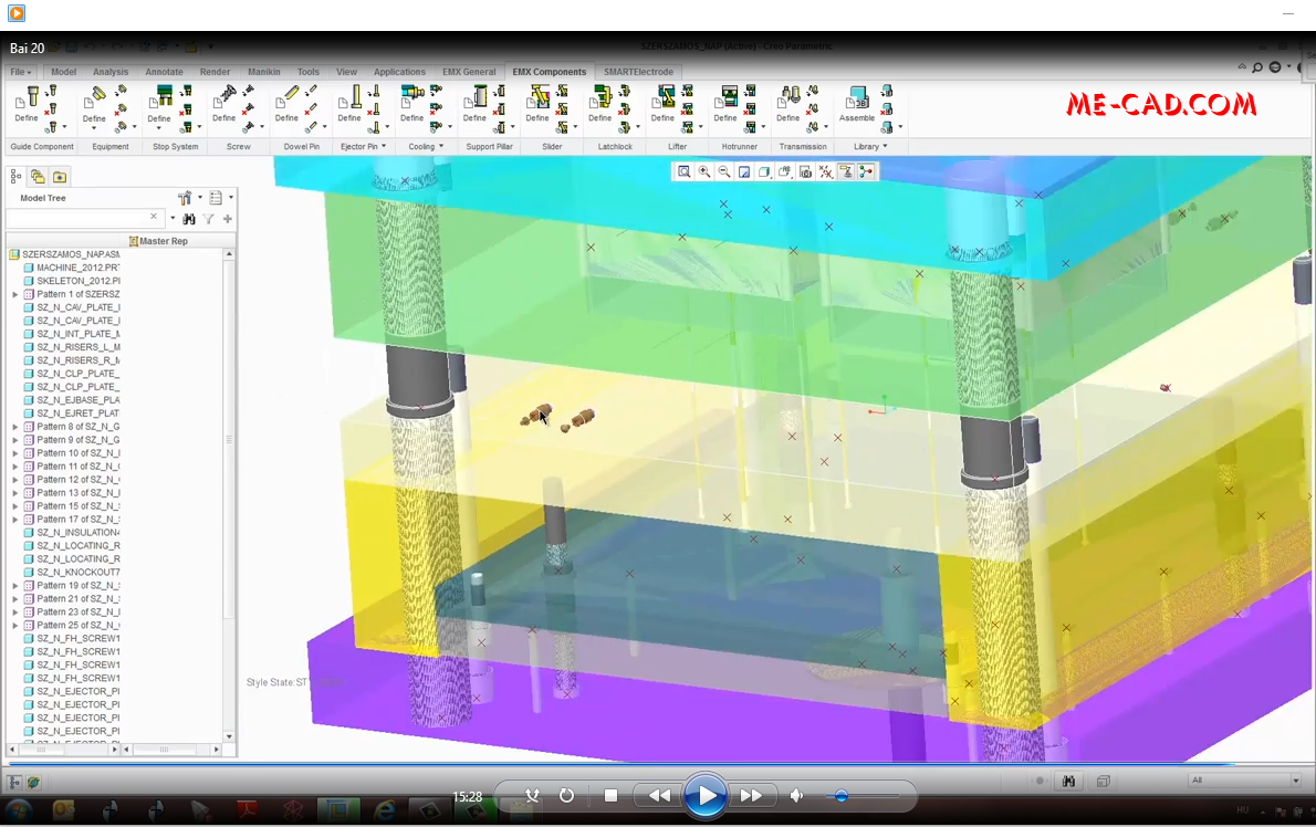 Tu Hoc Creo Parametric: Nội dung các DVD