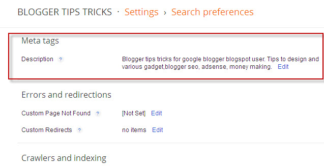 BLOGGER TIPS TRICKS