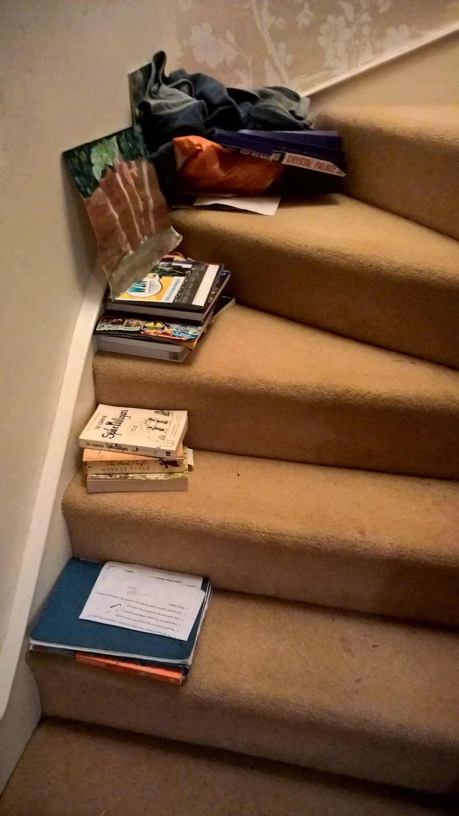 Reasons to be Cheerful: Stop Leaving Stuff on the Stairs!