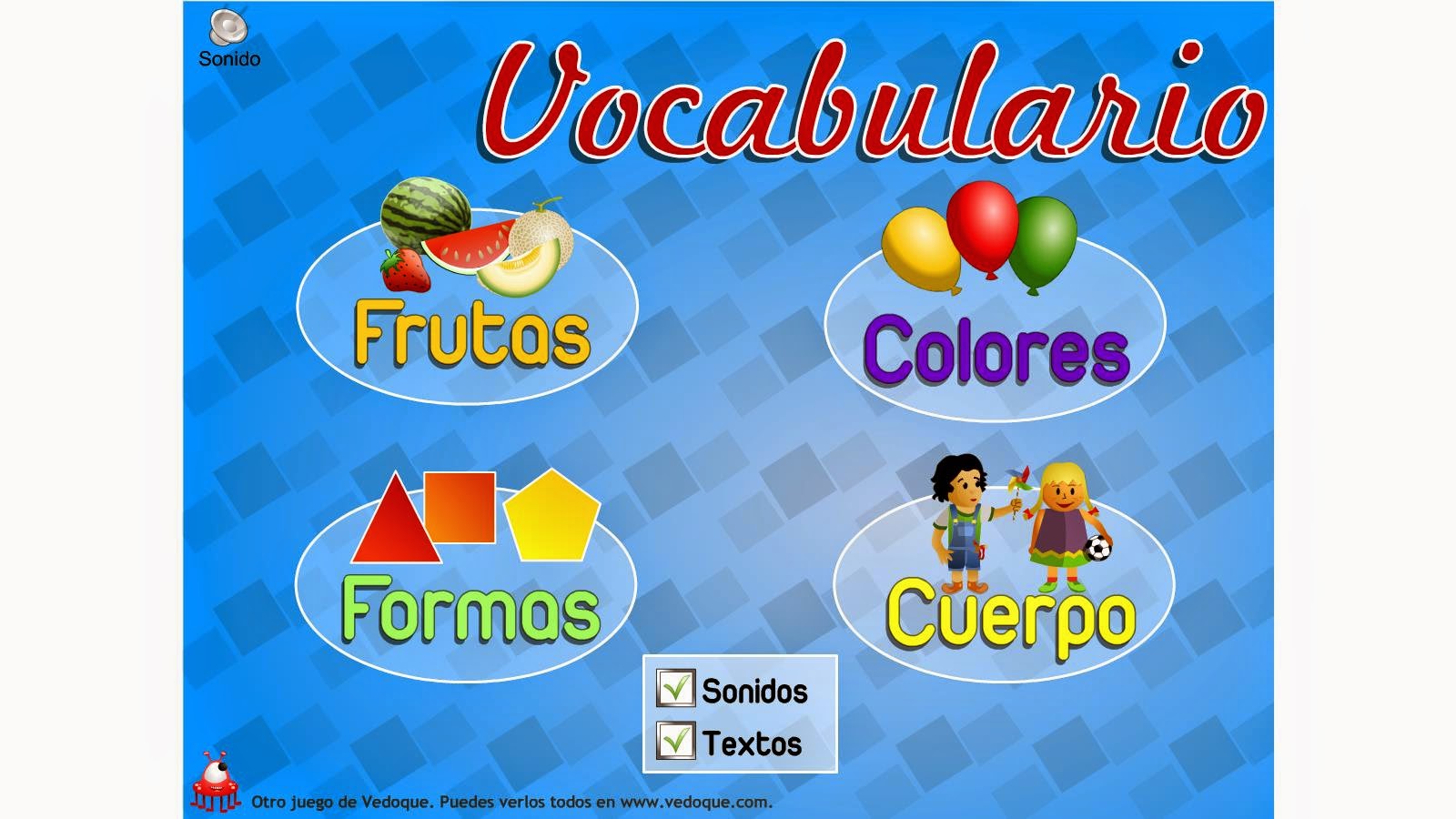 RECURSOS TIC PARA EDUCACIÓN INFANTIL: JUEGO PARA REPASAR VOCABULARIO