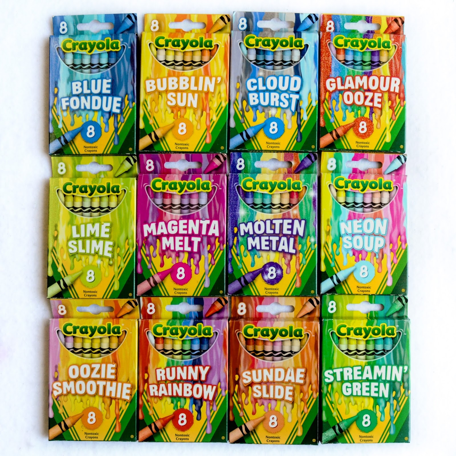 8 Count Crayola Meltdown Crayons: What's Inside the Box | Jenny's ...
