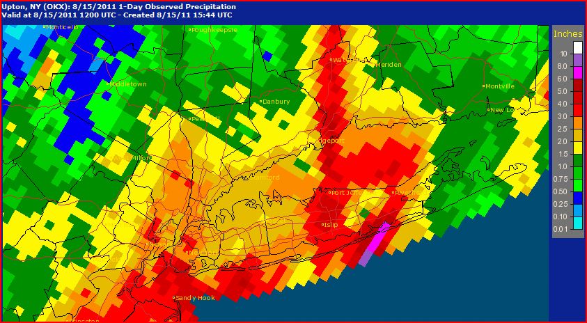 CapitalClimate: Record Rainfall Soaks New York, Philadelphia Areas