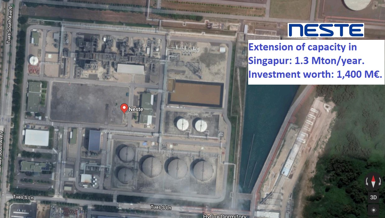 Neste announces 1,400 M€ investment in Singapore to extend its ...