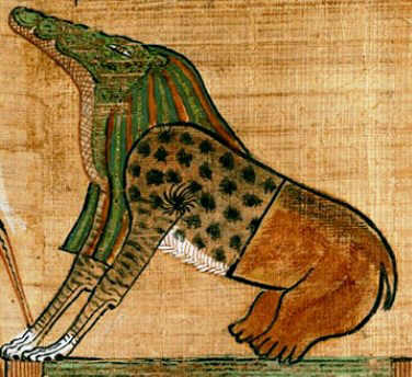 Zipou-shin: Ammit / Ammut / Ammout / Ahemait - creature design