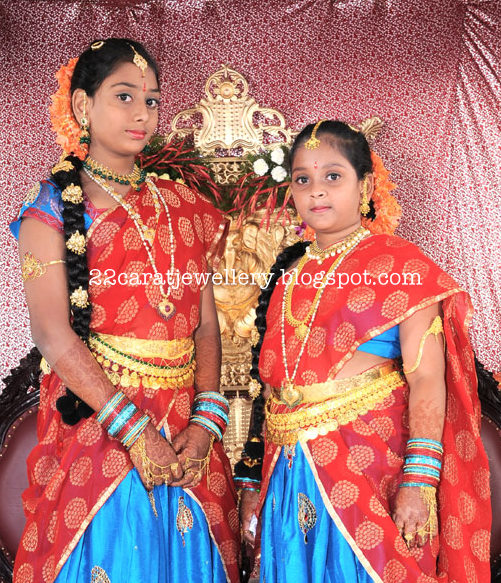 Jewellery at Krishnam Raju Daughters Parikini Function - Jewellery Designs