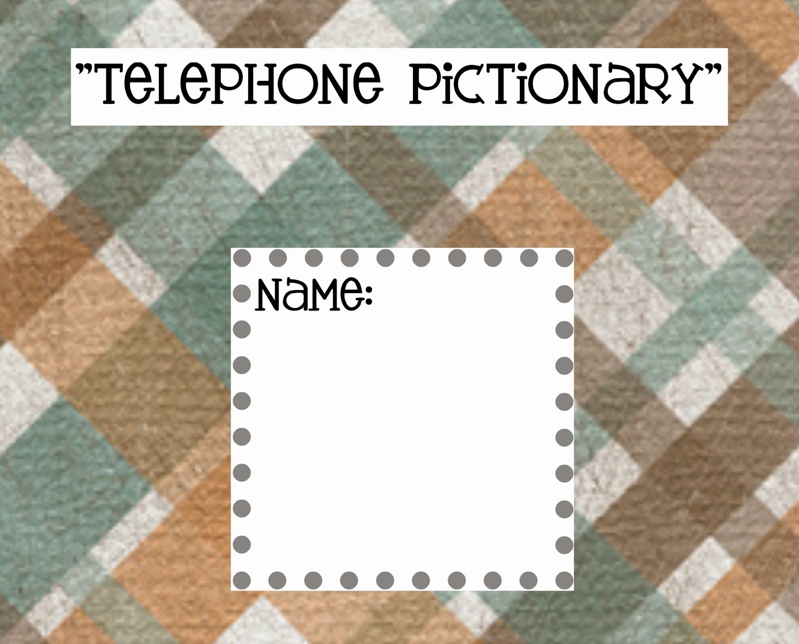 All The Quiet Things: DIY "Telestrations" Game