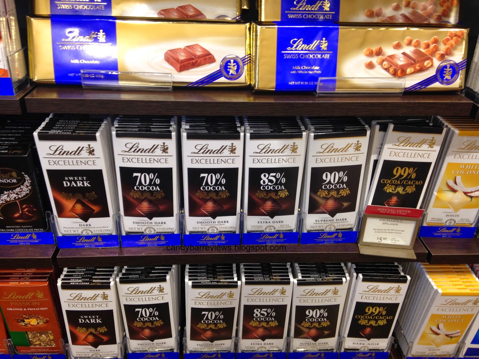 Candy Bar Reviews: Candy Hunting - Lindt Chocolate Shop