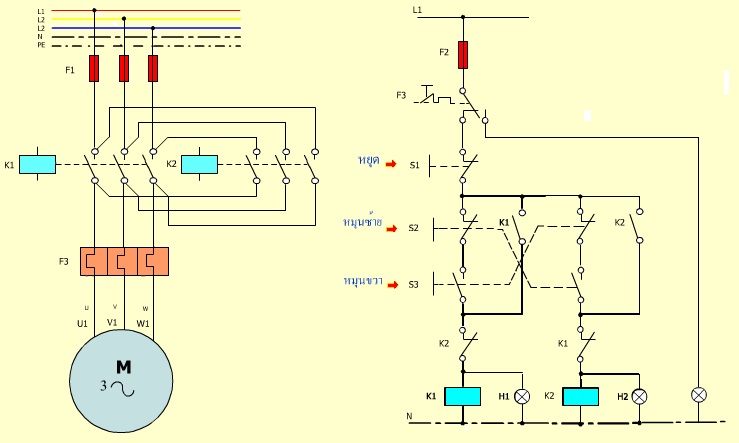 ห้องเรียนออนไลน์ Byครูตุ้ง: วงจรกลับทางหมุนหลังจากหยุดมอเตอร์ ...