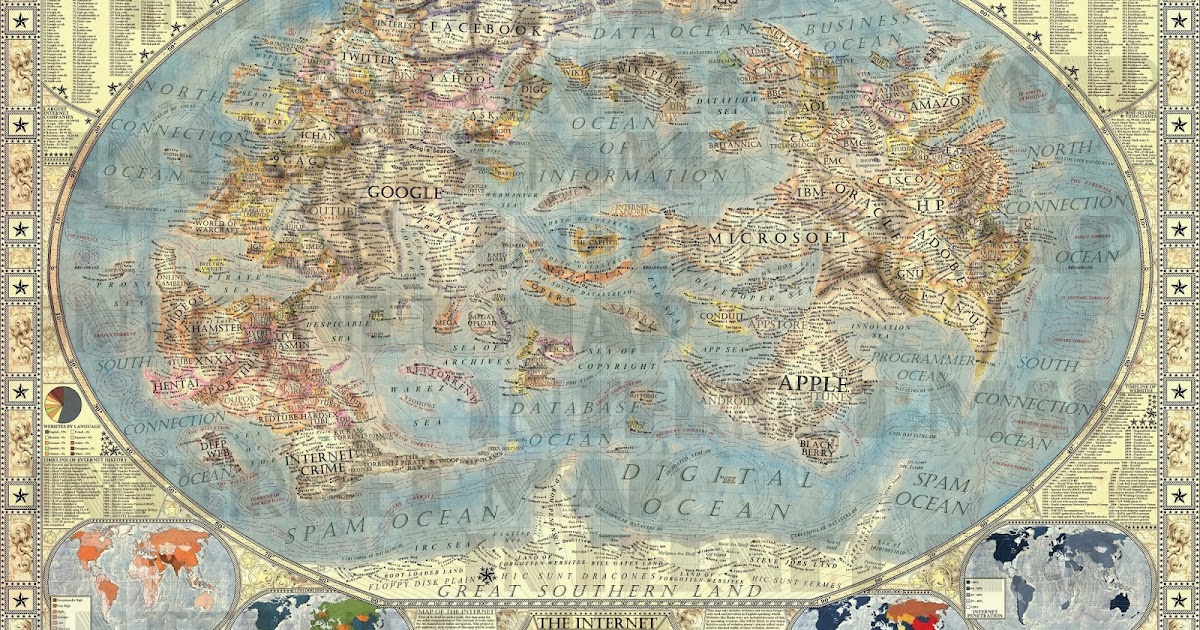 Urban Drops: Map Of The Internet, the Most Brilliant Thing Ever!