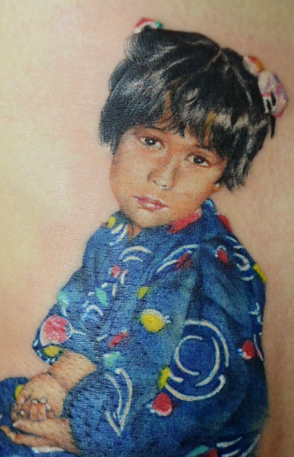 Chunk of MayMay: small portrait tattoo #2