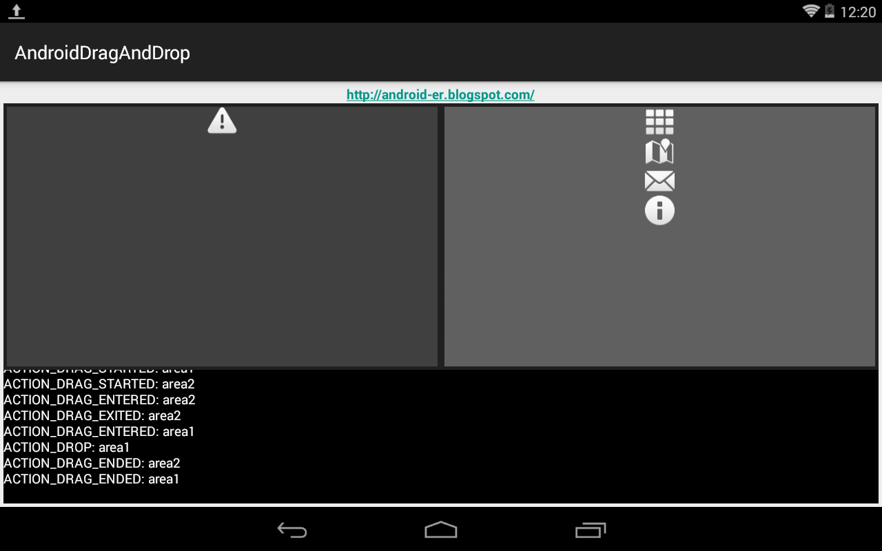 Android Er Android Drag And Drop Example