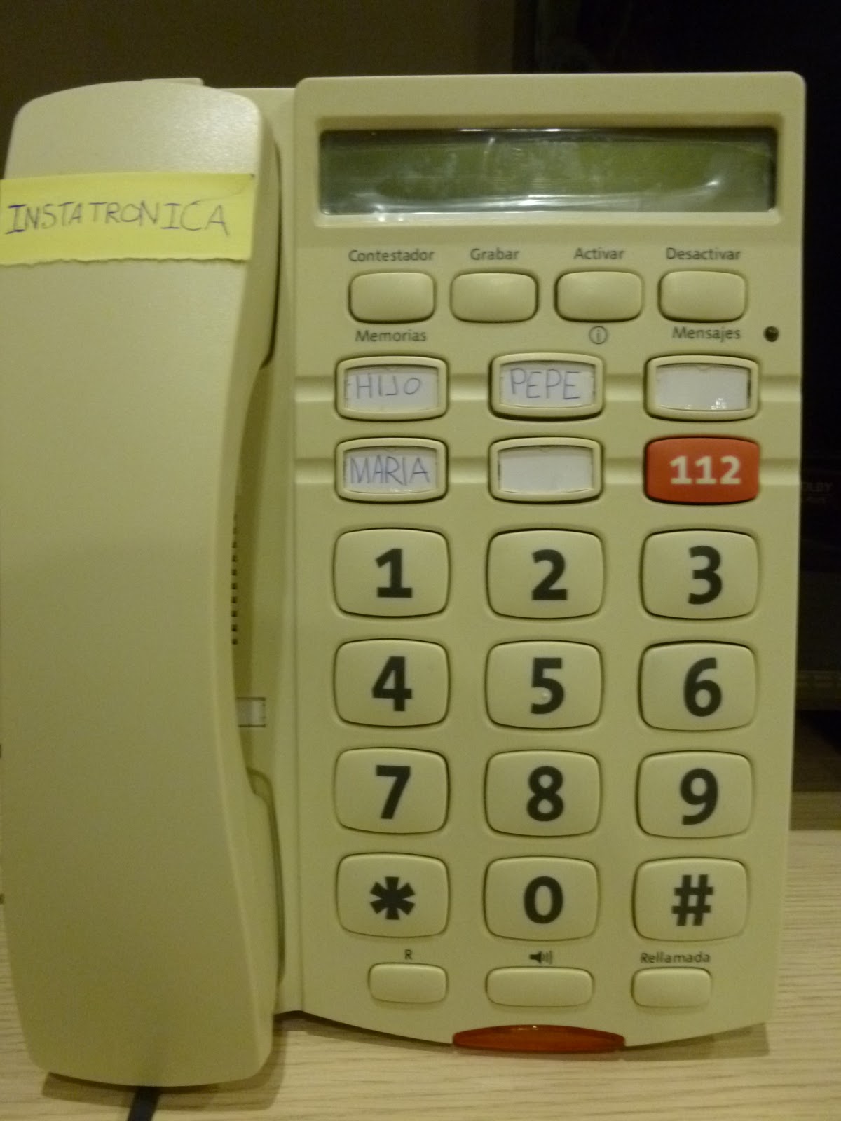 Instalaciones y Electronica Valencia: Ayudas Técnicas: Teléfono con ...