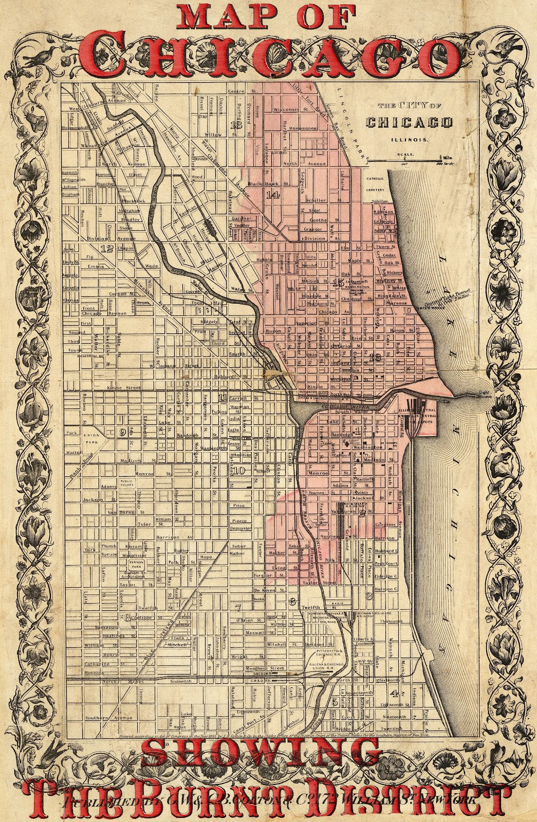 The Digital Research Library of Illinois History Journal™ : Map Showing ...
