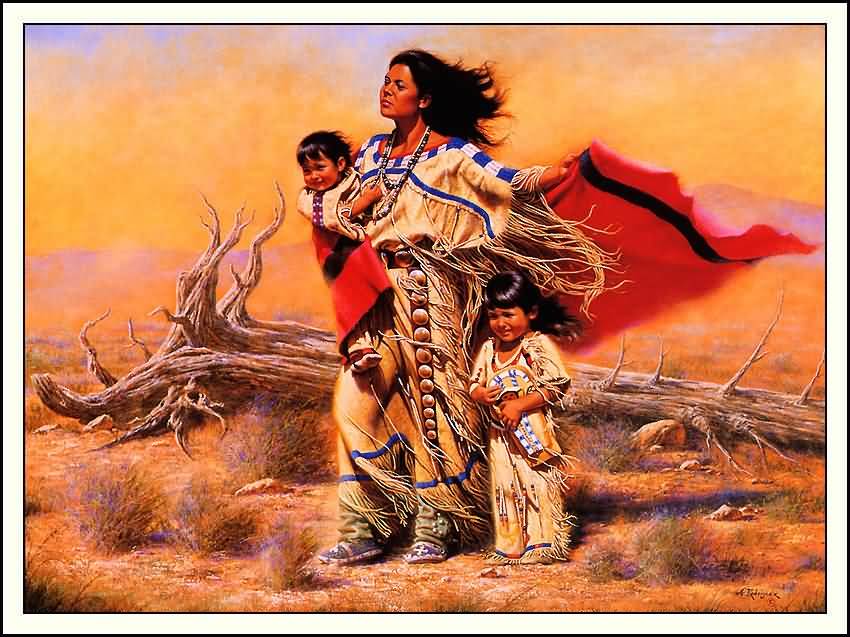 Indianie - mój sposób na życie: nazewnictwo wewnątrzrodzinne wśród Indian