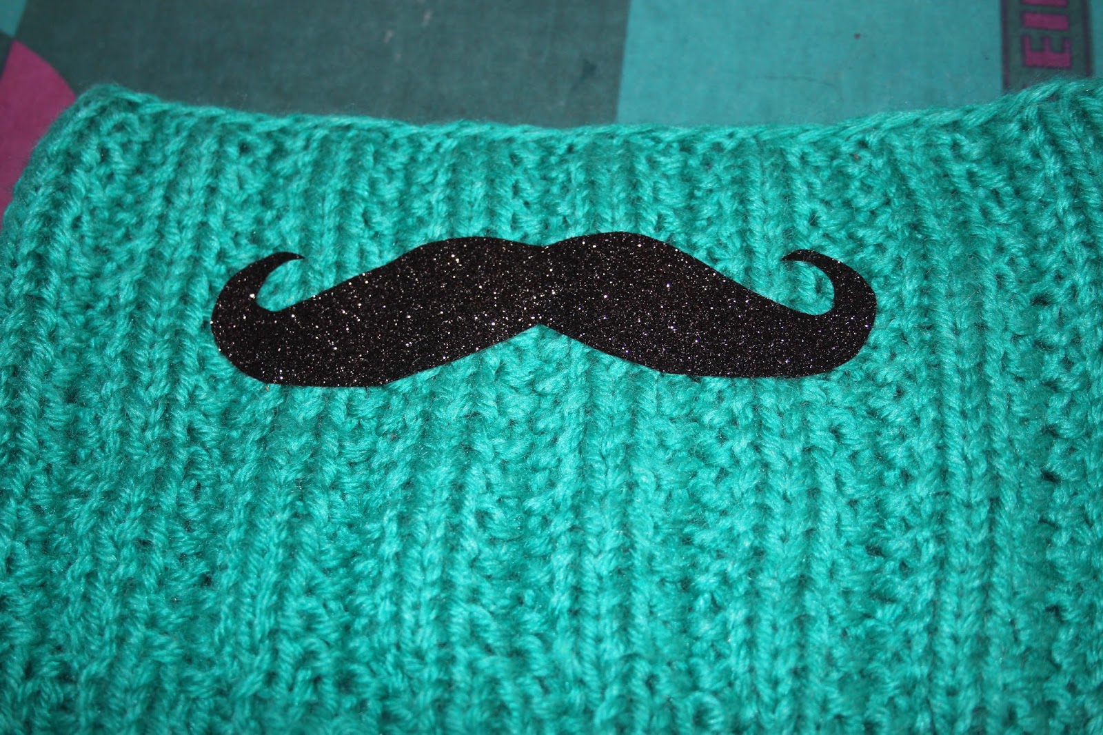 DIY Snood moustache