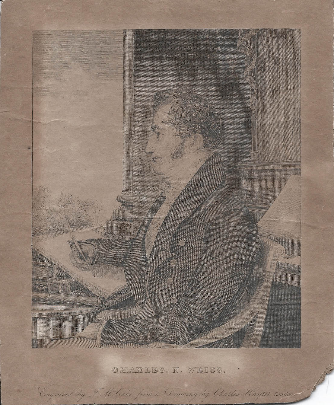 Becoming Prue: An engraving of Charles Nicholas Weiss