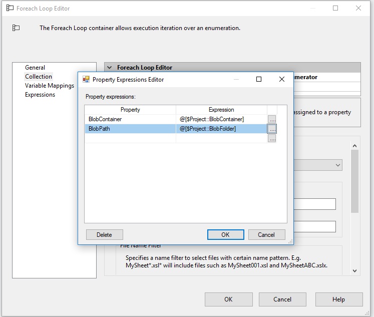 Gopika's Blog: Configuring SSIS Foreach Loop Container for Azure Blob ... Gopika's Blog: Configuring SSIS Foreach Loop Container for Azure Blob ...