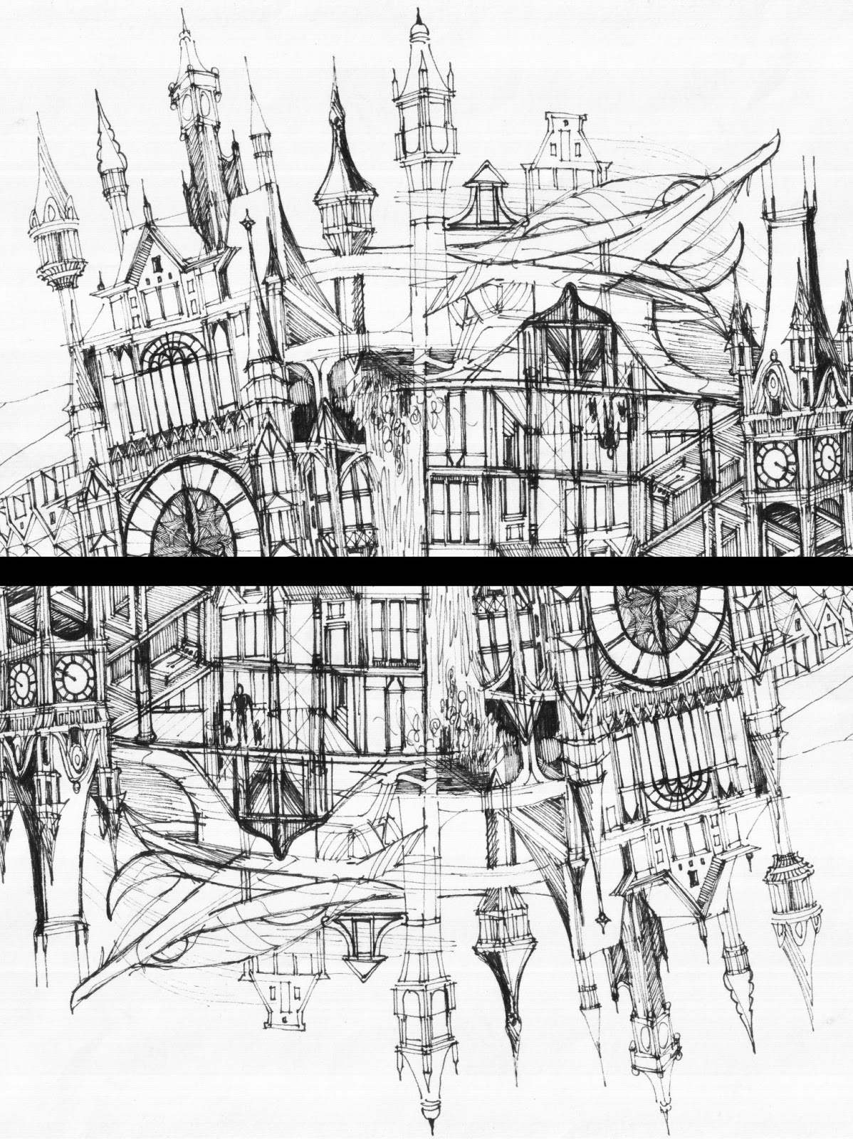 tittikaka_illustration: The Escher Drawing