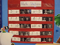 Mrs. Seymour's Super Stars: Math Work Stations