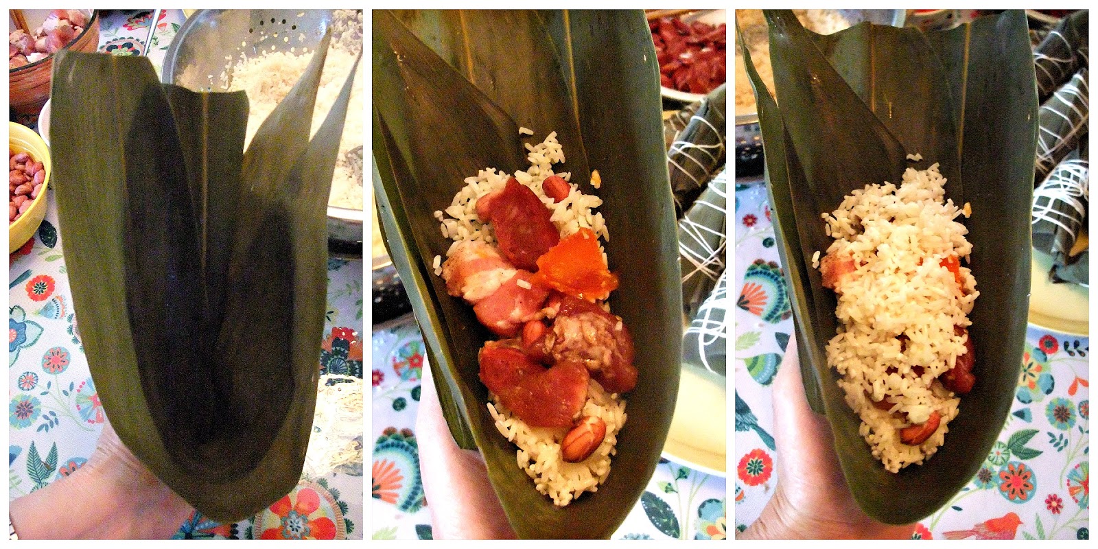 Susan's Savour-It!: Sticky Rice in Bamboo Leaves Parcels (Zong Zi)...