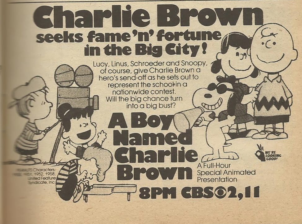 The TV Guide Historian: A Boy Named Charlie Brown Ad