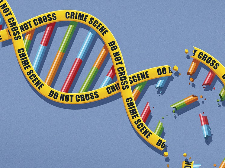 Mopping with Murder: DNA Forensics