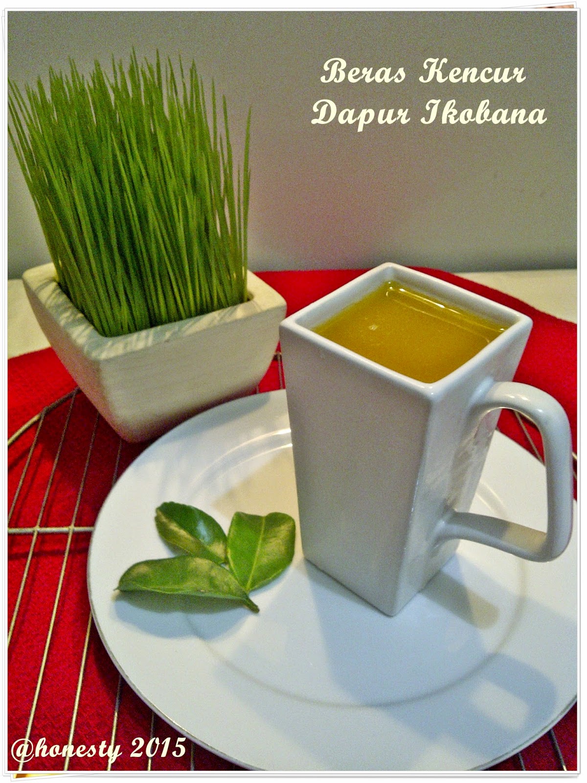 DAPUR IKOBANA: BERAS KENCUR