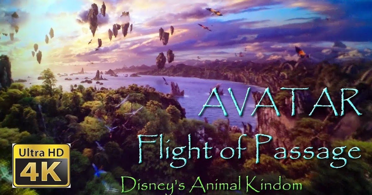 4K Avatar Flight of Passage Full Ride Pandora The World of Avatar DAKTP ...