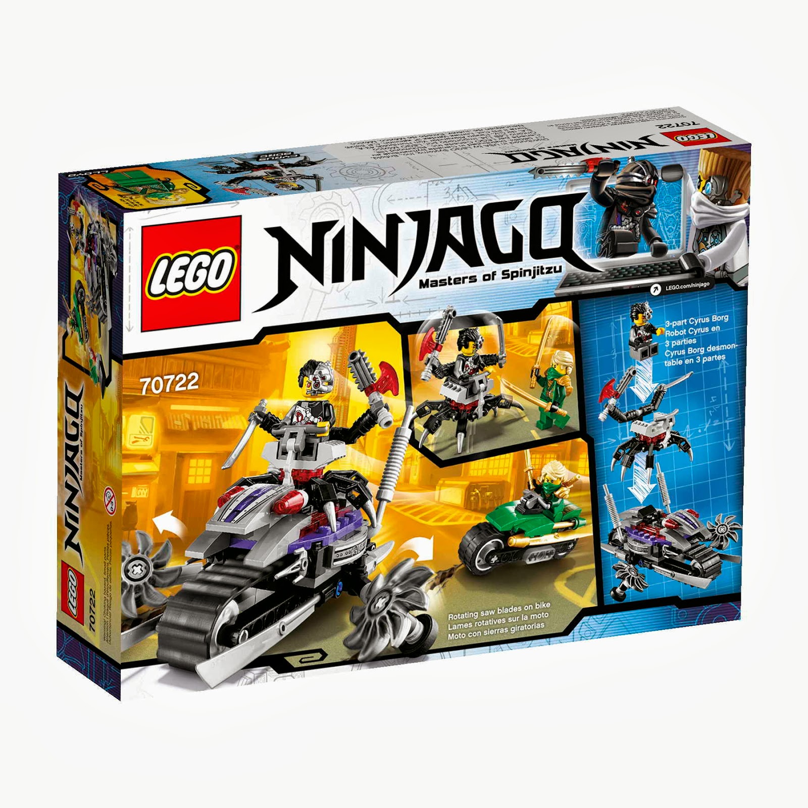 LEGOssip 3.0: 260913 LEGO 70722 OverBorg Attack box art and pictures