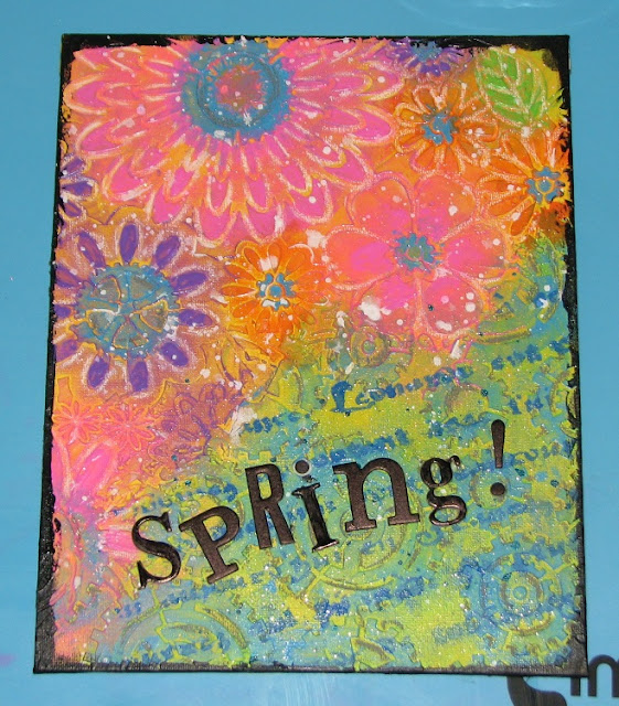 Ink Stains: Mixed Media Spring!