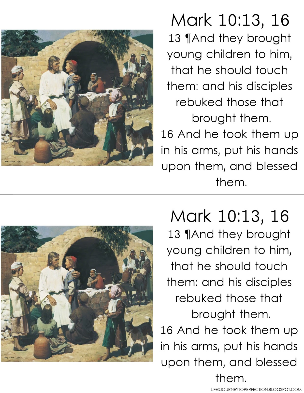 Life's Journey To Perfection: LDS Sharing Time December 2014 Week 1 ...