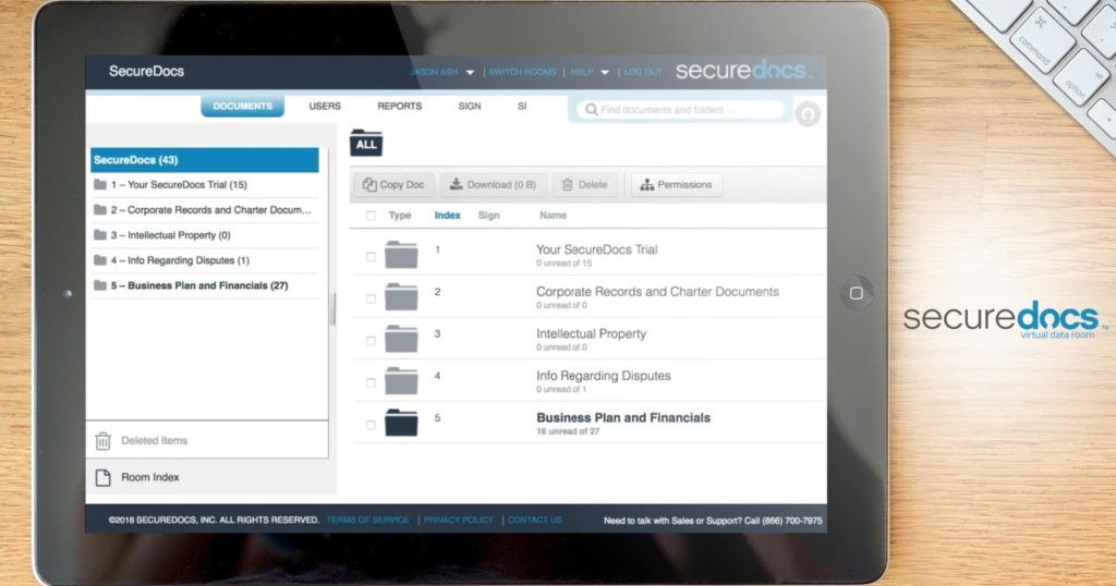 SecureDocs Virtual Data Room