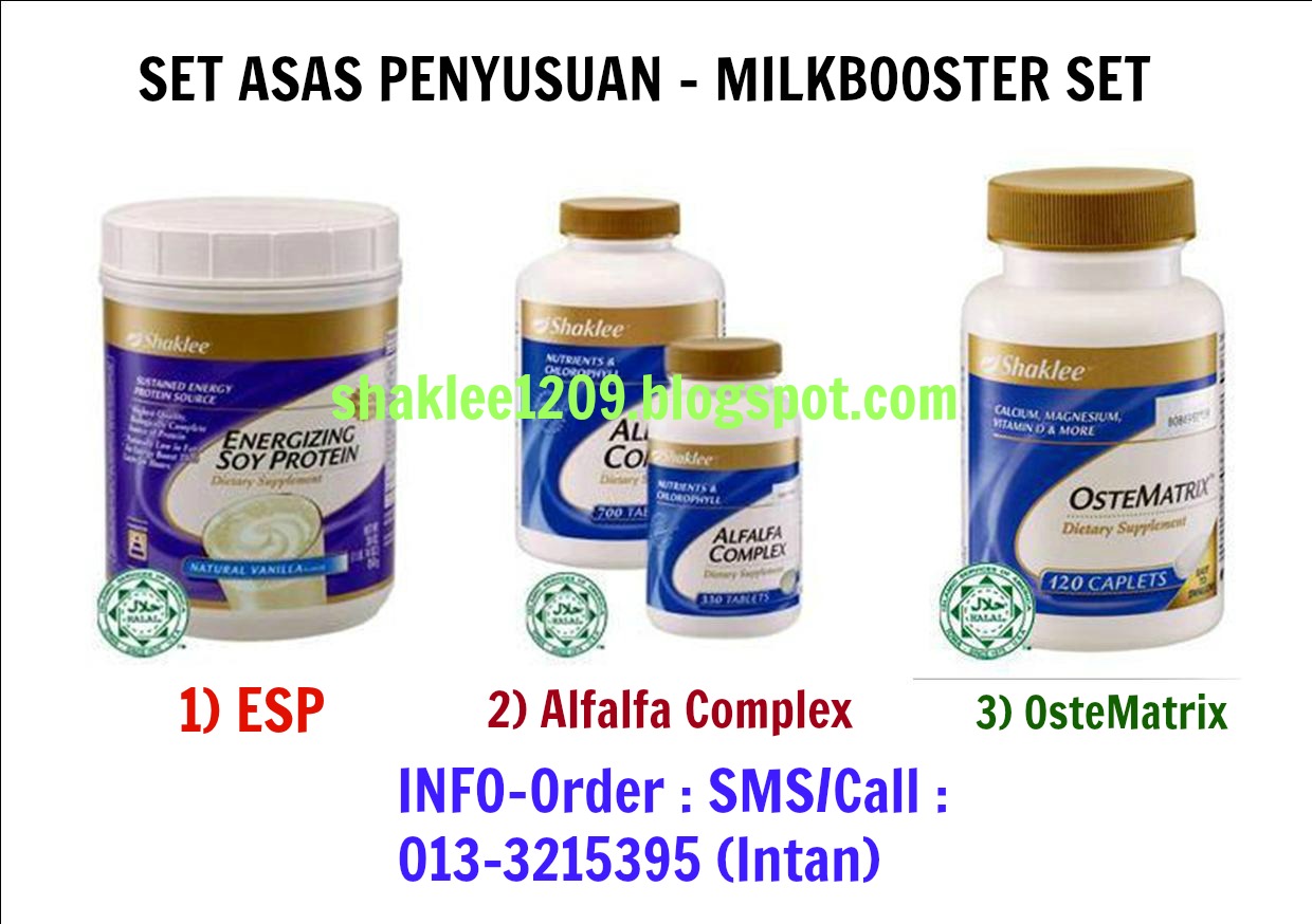 Healthy Beauty: SET PENYUSUAN - MILK BOOSTER.