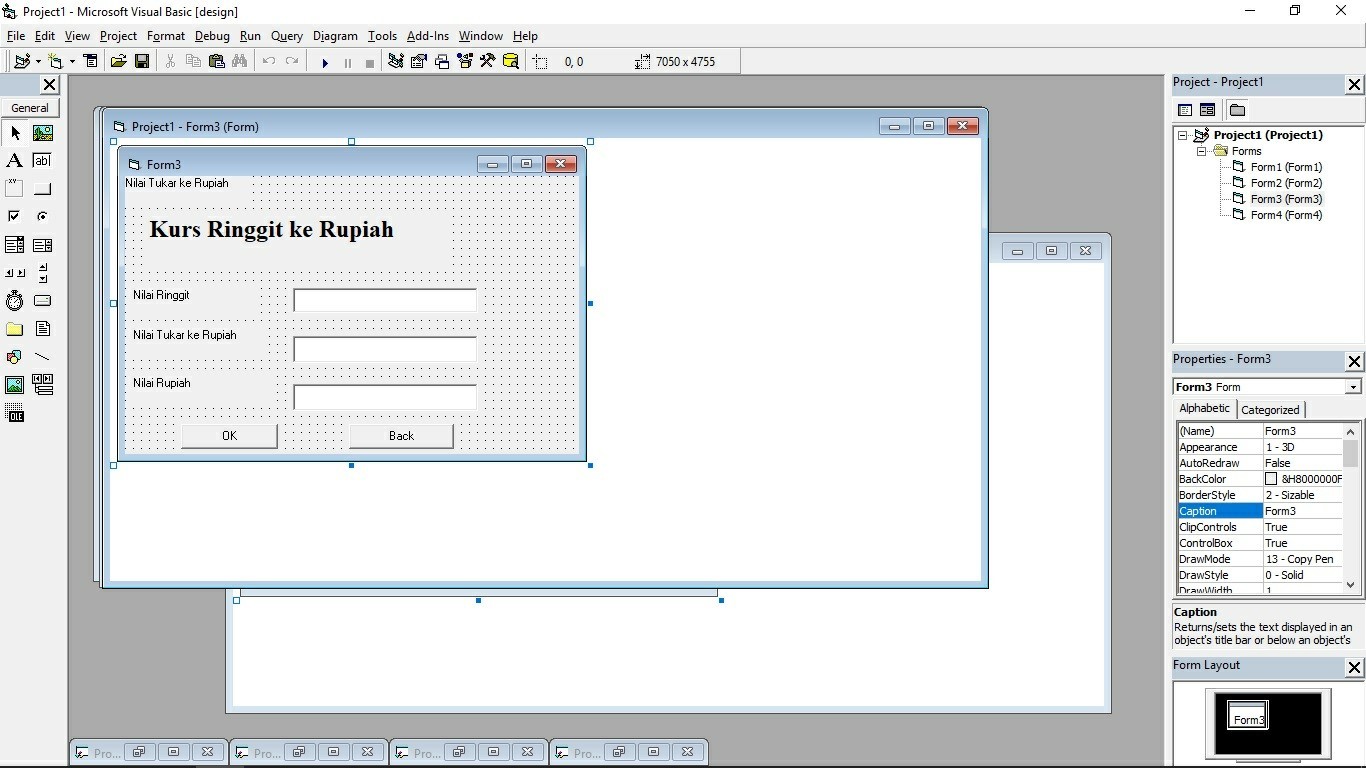 TUTORIAL RANCANGAN TAMPILAN & APLIKASI KURS MATA UANG DENGAN PROGRAM ...