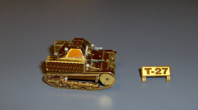 Gulumik Military Models: Soviet Tankette T-27 1/72 Part A009-72