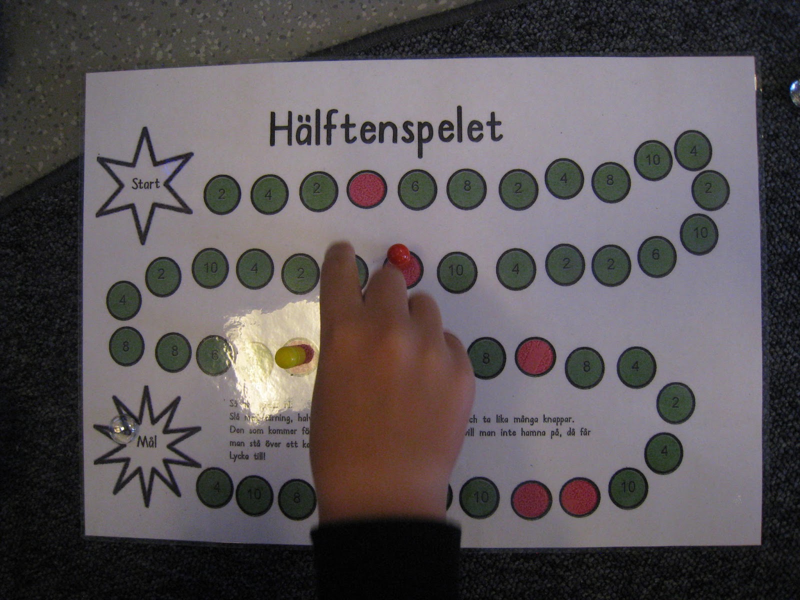 Förskoleklass B: Nytt mattespel