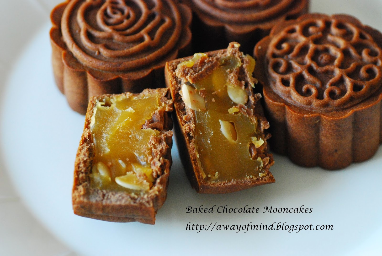 Awayofmind Bakery House: Baked Chocolate Mooncakes (with Mango Lotus ...