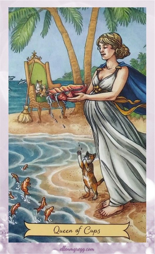 Via Tarot: Rainha de Copas